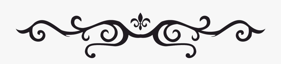 Decorative Border Fleur De Lis , Free Transparent Clipart - ClipartKey