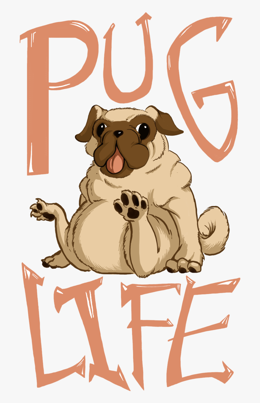 Pug Life Png Free Download - Pug Tshirt Design , Free Transparent ...
