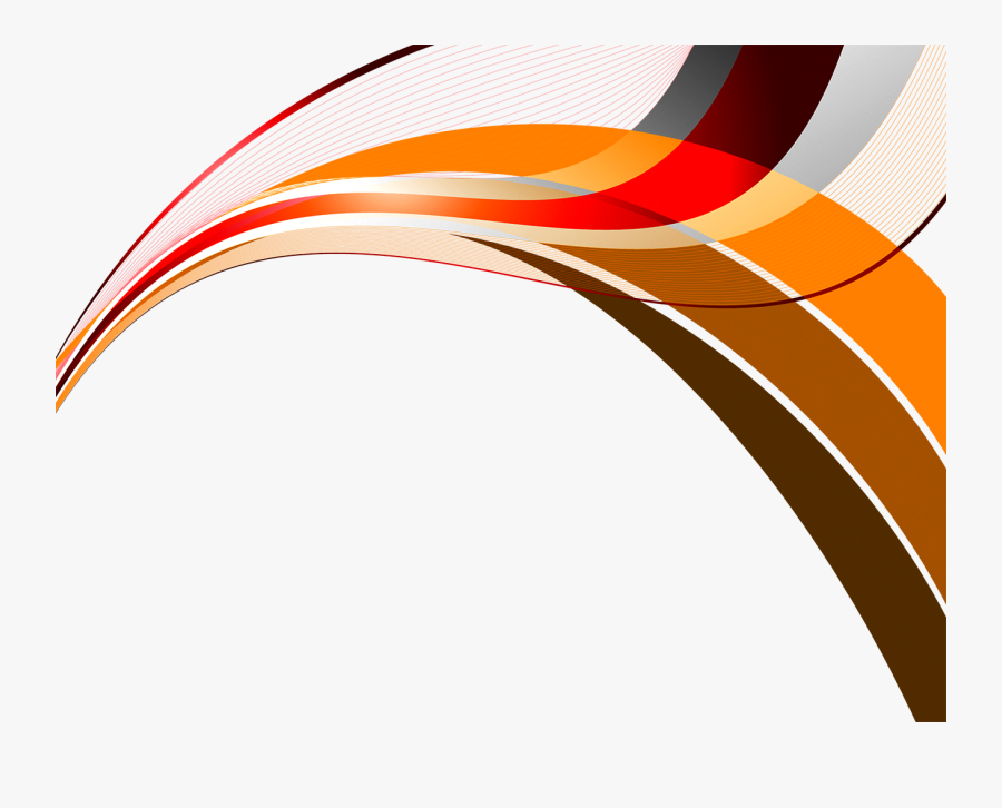 Transparent Flowing Stream Clipart - Colored Background Lines Png ...