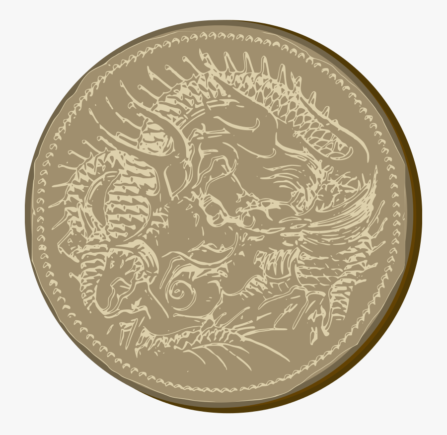 Old Dragon Coin - Old Coin Icon Png , Free Transparent Clipart - ClipartKey