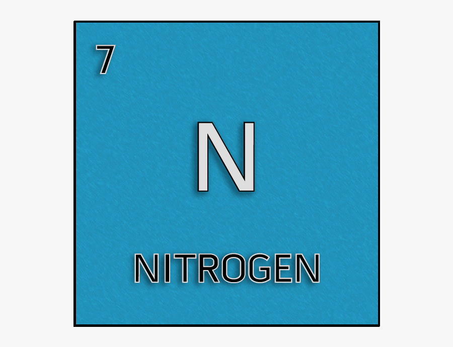 Clip Art Atomic Number Nitrogen - Graphic Design , Free Transparent ...