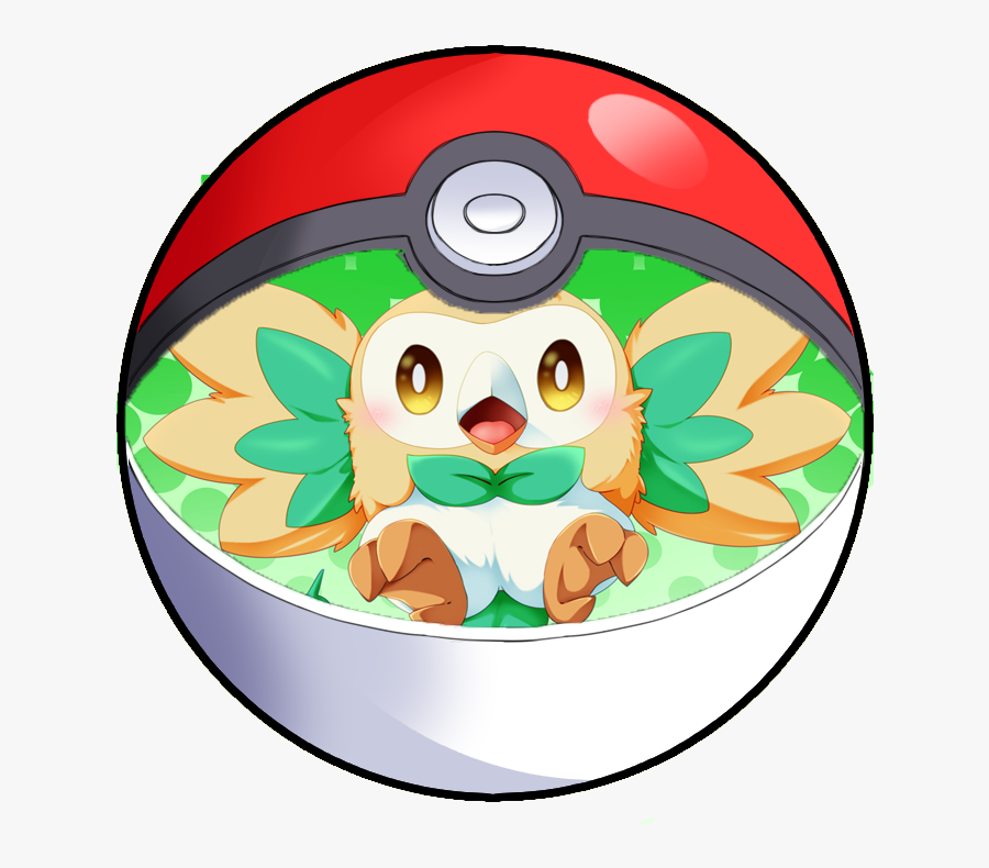 Pokemon Rowlet Fanart , Free Transparent Clipart - ClipartKey