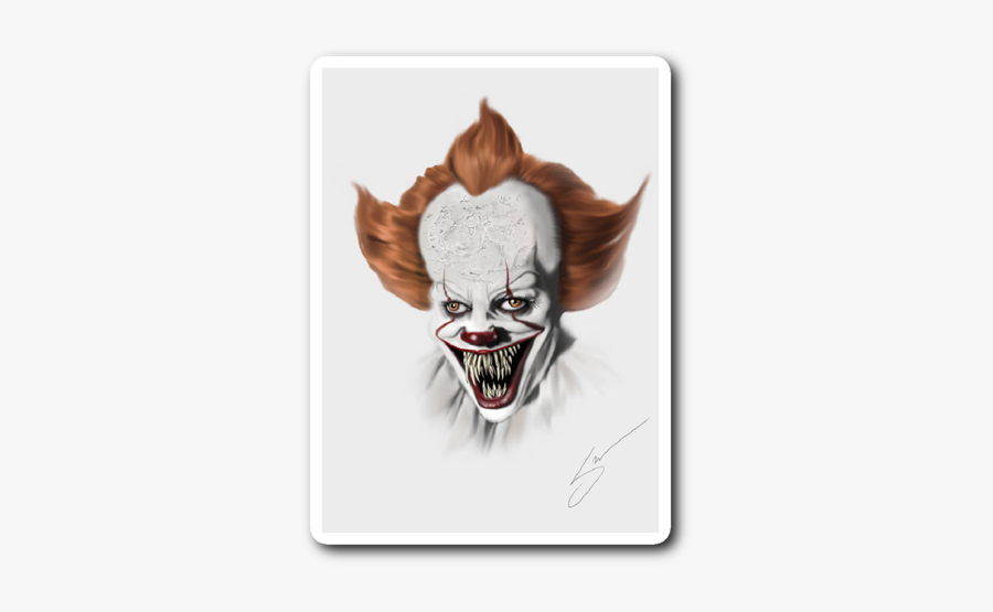 Pennywise Mask To Print , Free Transparent Clipart - ClipartKey
