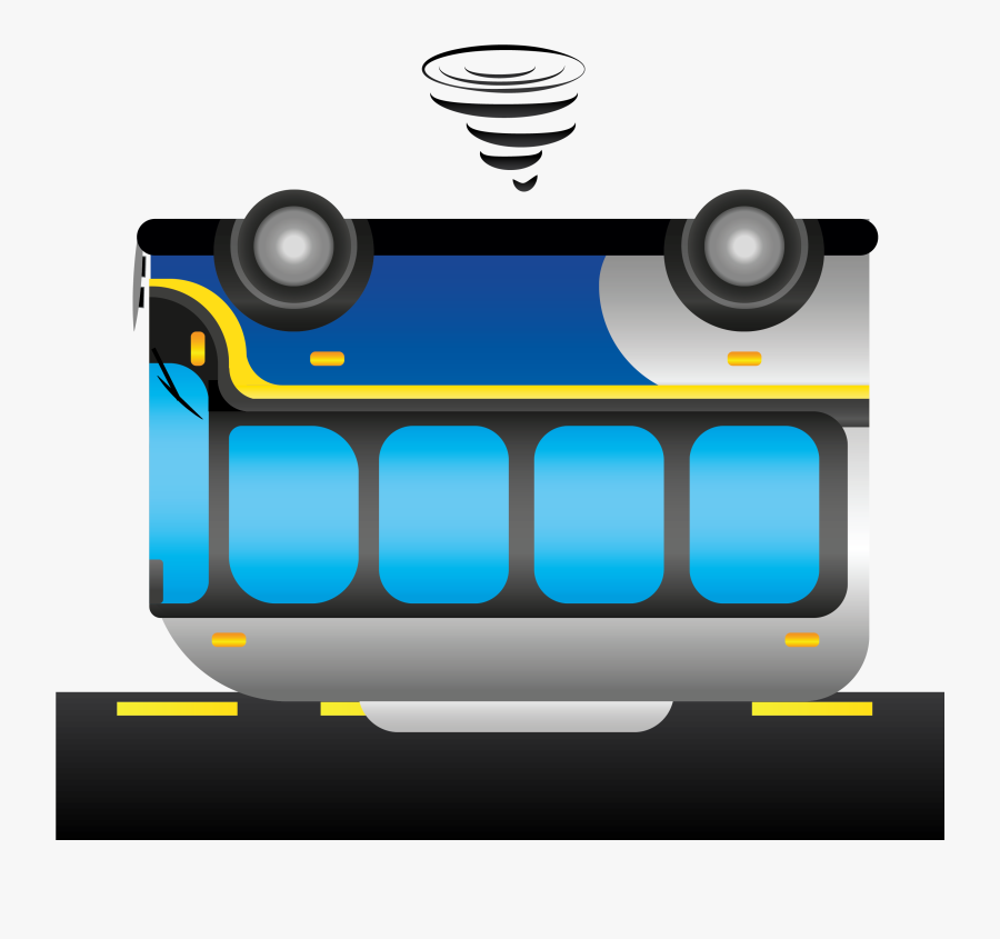 Broken Bus - Illustration , Free Transparent Clipart - ClipartKey