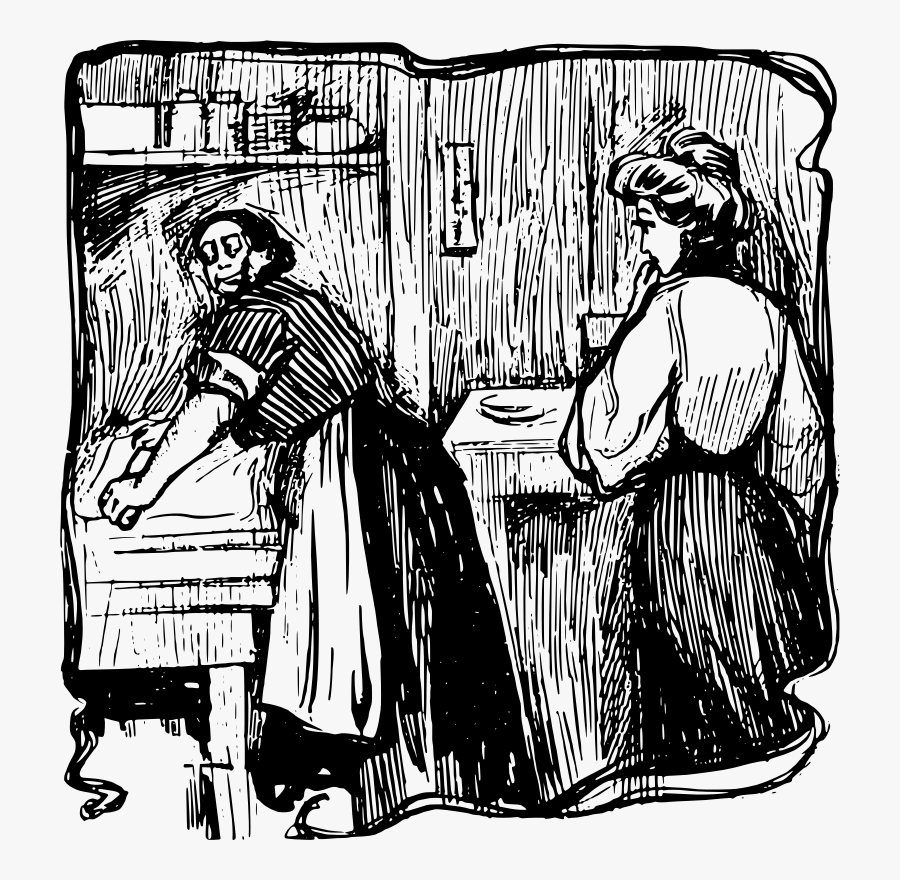 She Knew - Illustration , Free Transparent Clipart - ClipartKey