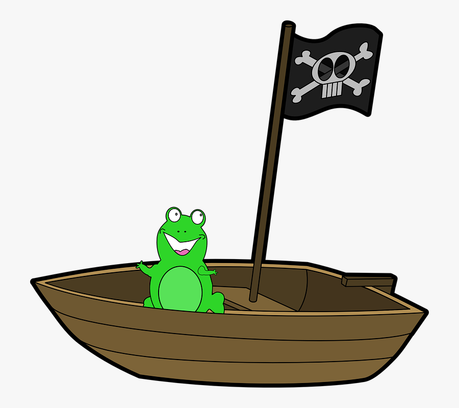 Sailing Ship Clipart Frog - Frog On A Boat , Free Transparent Clipart ...