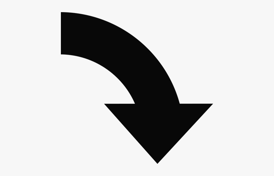 Rotate Bottom Arrow - Side Down Arrow Png , Free Transparent Clipart ...