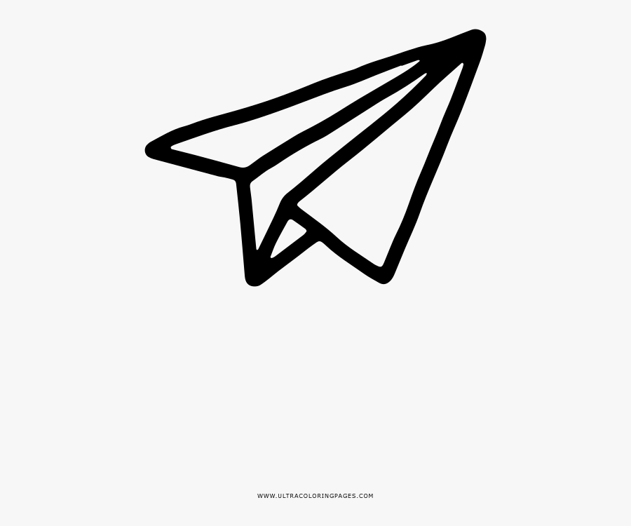 Paper Plane Coloring Page - Paper Plane Coloring , Free Transparent ...