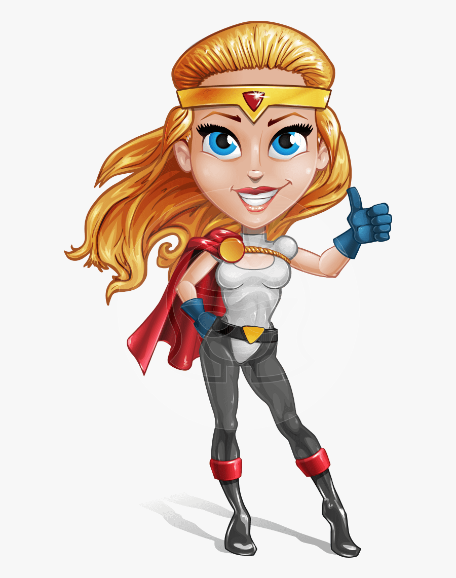 Transparent Star Shine Png - Superhero Cartoon Characters Female , Free ...