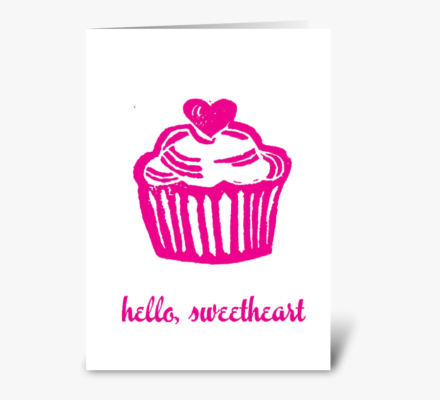 Hello Sweetheart Greeting Card - Illustration , Free Transparent ...
