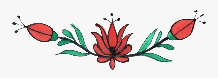 Lily Transparent Drawn - Lotus Page Divider , Free Transparent Clipart ...