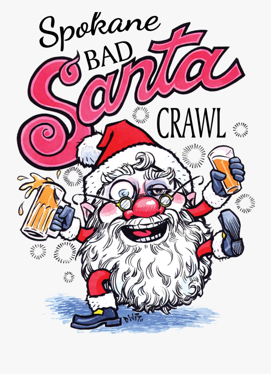 Santa Pub Crawl Logo , Free Transparent Clipart - ClipartKey