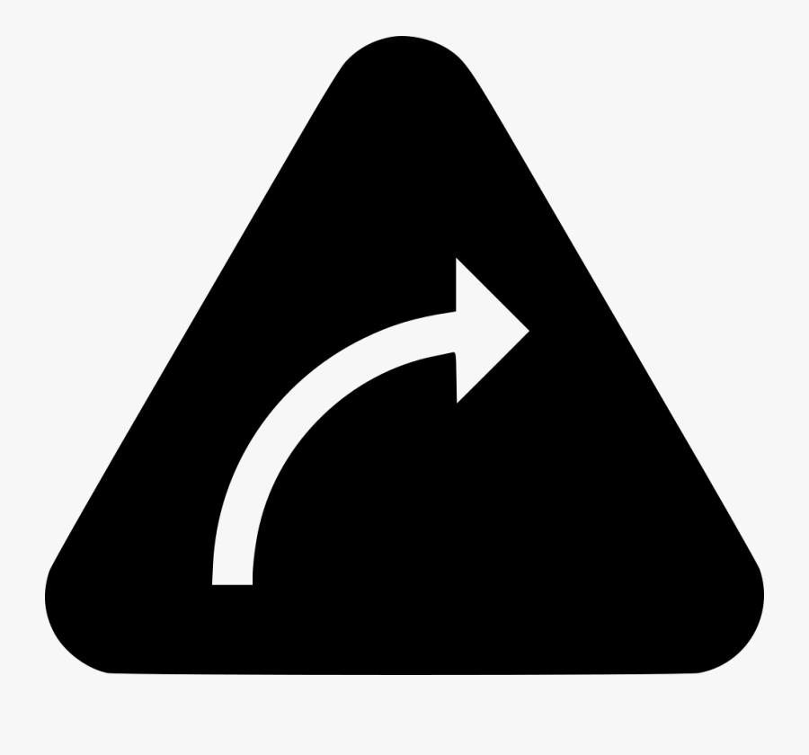 Right Hand Curve - Triangle , Free Transparent Clipart - ClipartKey