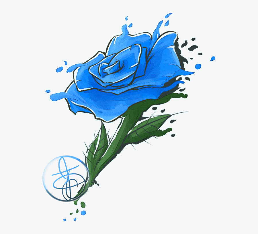 Transparent Blue Rose Png - Rose , Free Transparent Clipart - ClipartKey