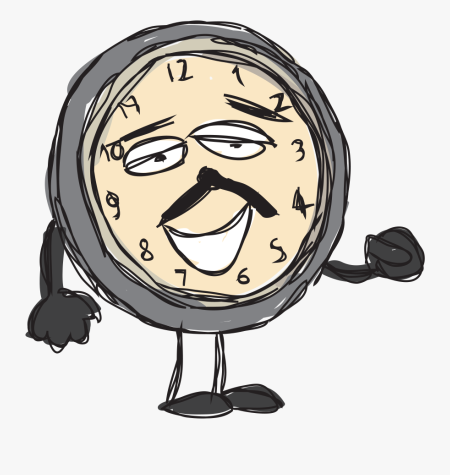Clock - Cartoon , Free Transparent Clipart - ClipartKey