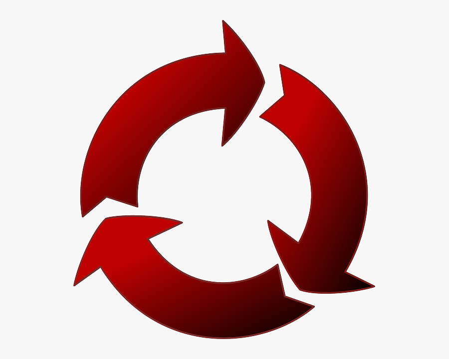 Recycle, Reuse, Symbol, Logo, Arrows, Circle, Red - Hvac Clip Art ...
