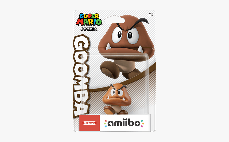 Super Mario Amiibo Goomba , Free Transparent Clipart - ClipartKey