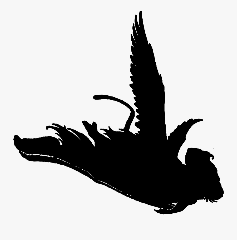 Flying Monkey Silhouette , Free Transparent Clipart - ClipartKey