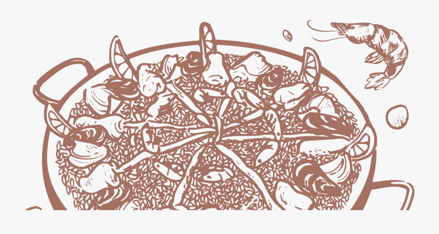 Paella Drawing , Free Transparent Clipart - ClipartKey