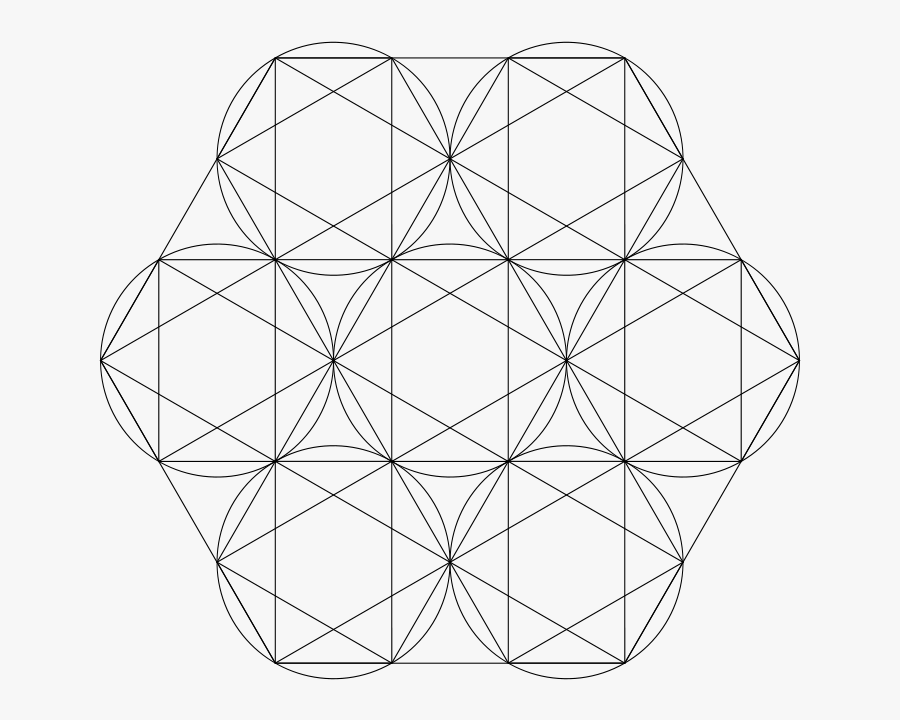 Hexagrams In Circles - Islamic Step By Step Geometric Pattern , Free ...