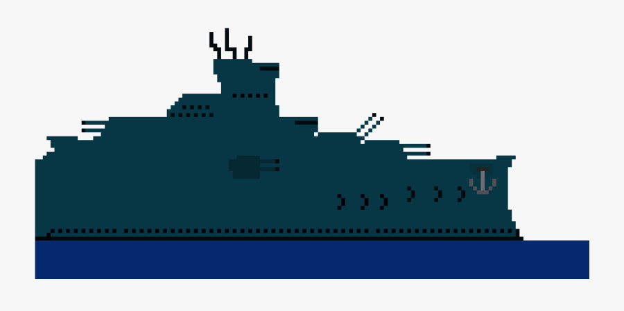 Pixel Art Battle Ship , Free Transparent Clipart - ClipartKey