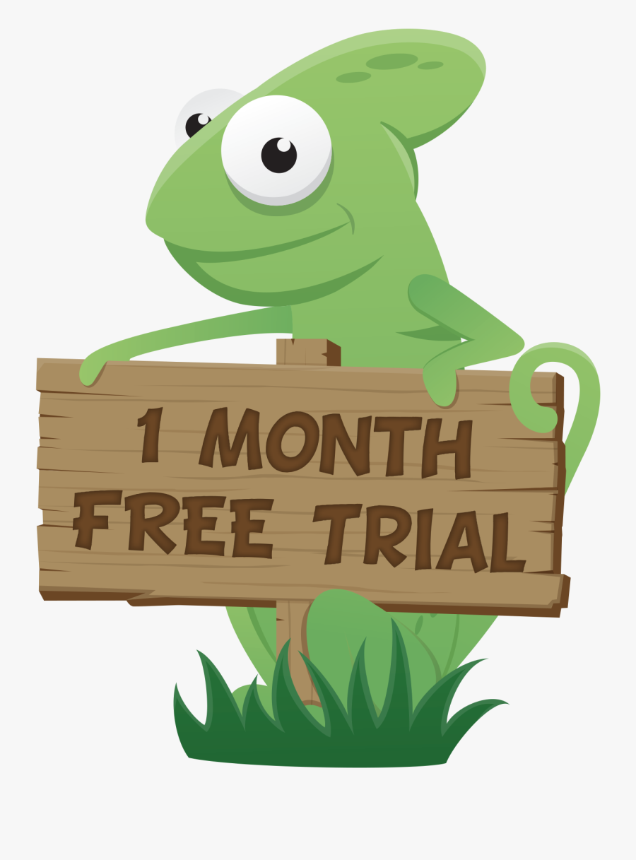 1 Month Free Trial - Cartoon , Free Transparent Clipart - ClipartKey