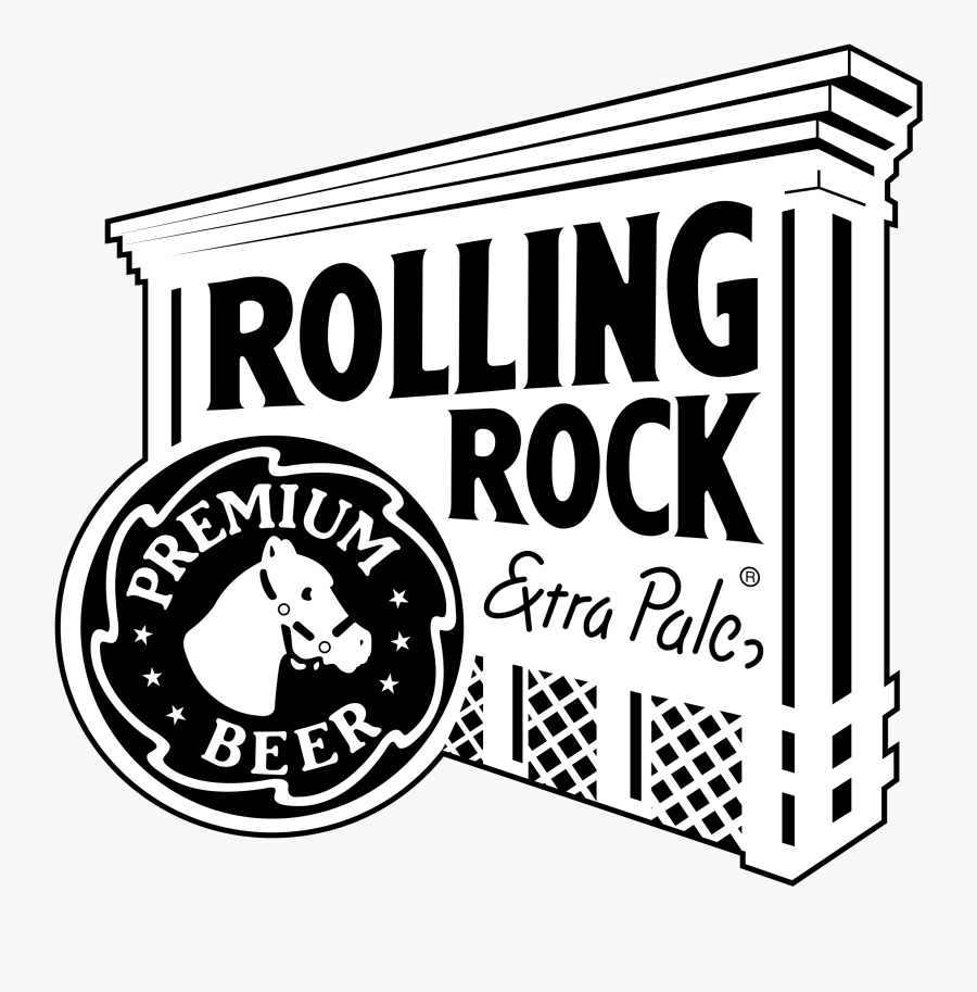 Rolling Rock Logo Png Transparent - Rolling Rock Beer , Free ...