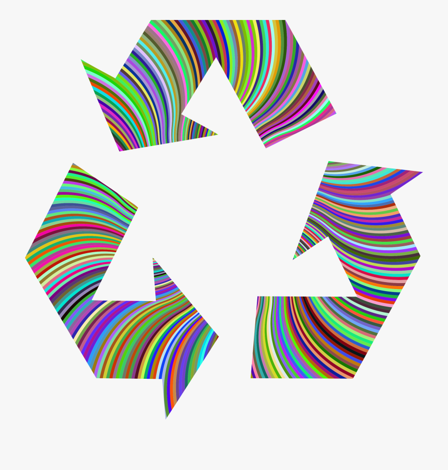 Prismatic Recycling Symbol Clip Arts - Rainbow Recycling Symbol Png ...