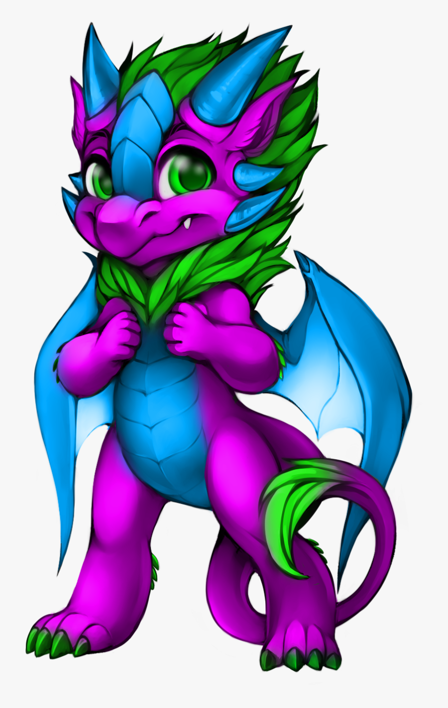 Eastern Dragon Chibi , Free Transparent Clipart - ClipartKey
