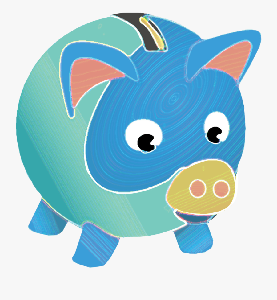 Blue Piggeh , Free Transparent Clipart - ClipartKey