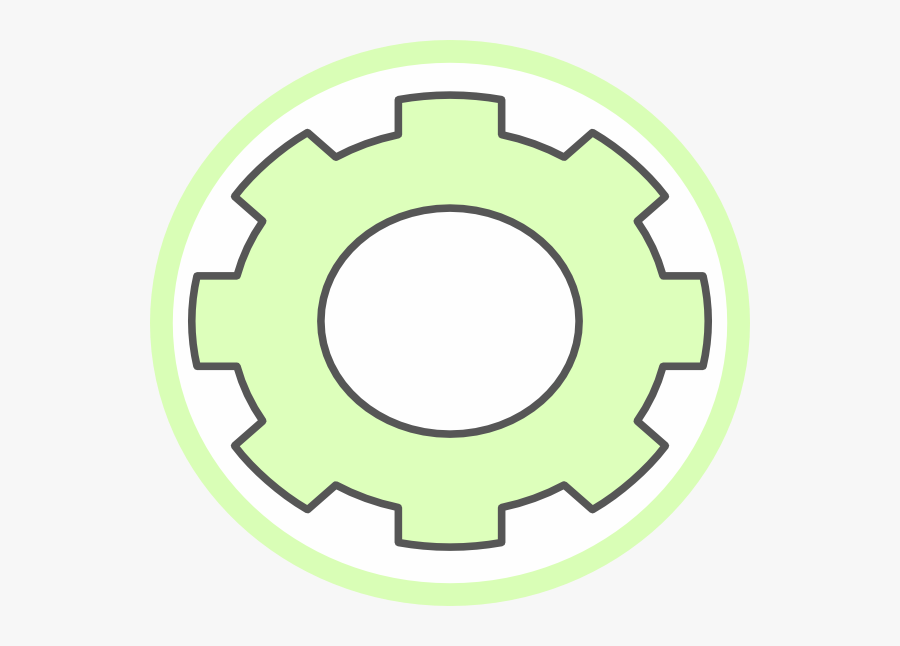 Cog Green Gear Svg Clip Arts - Cog With Exclamation Icon , Free ...