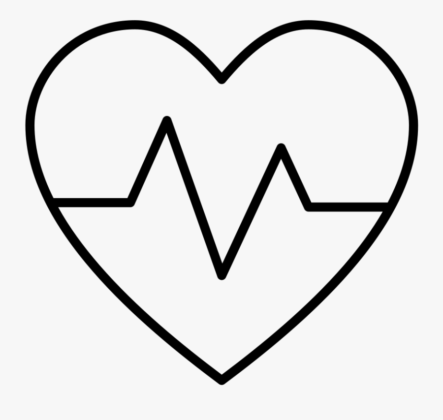 Noun Project Heartbeat Icon 451937 Cc - Heart With Heartbeat Image In ...