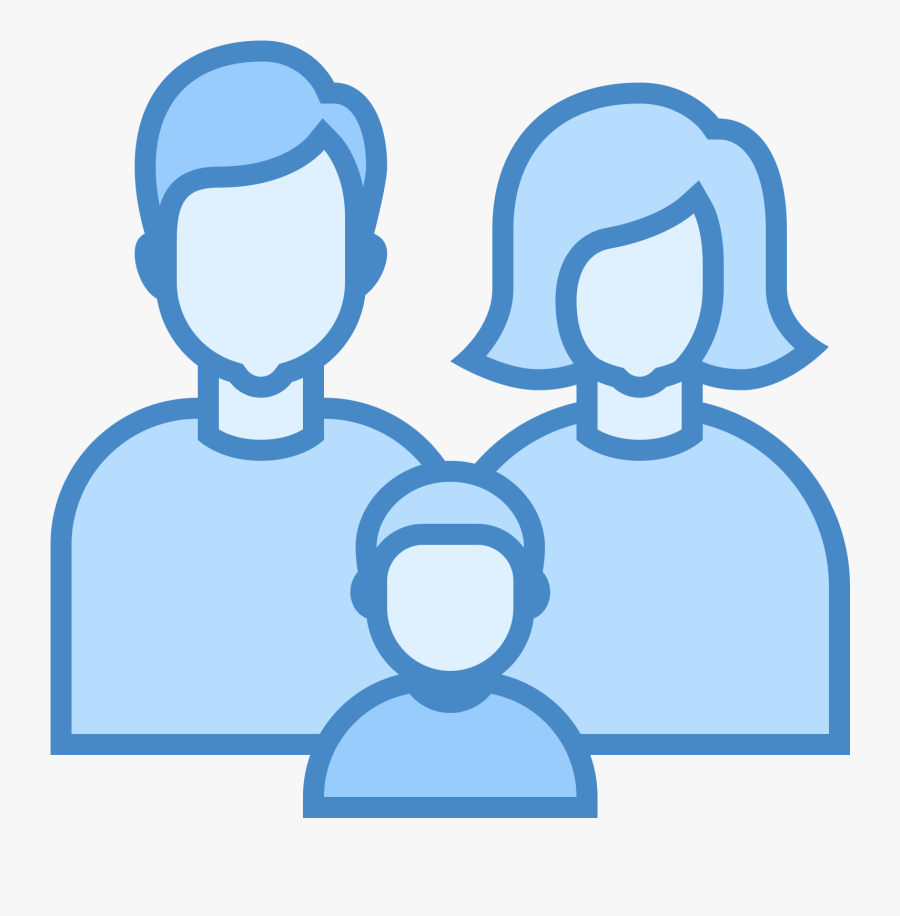 Blue Family Cliparts - Blue Family Icon Png , Free Transparent Clipart ...