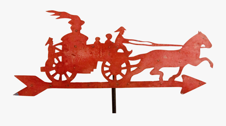 Fiske Horse Drawn Steam Fire Engine Weathervane From - Reindeer , Free ...