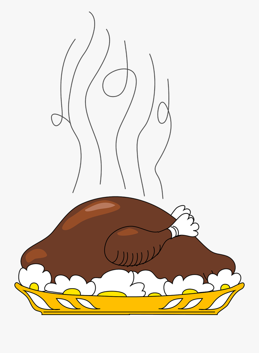 Free Thanksgiving Clip Art - Main Course Food Cartoon , Free ...
