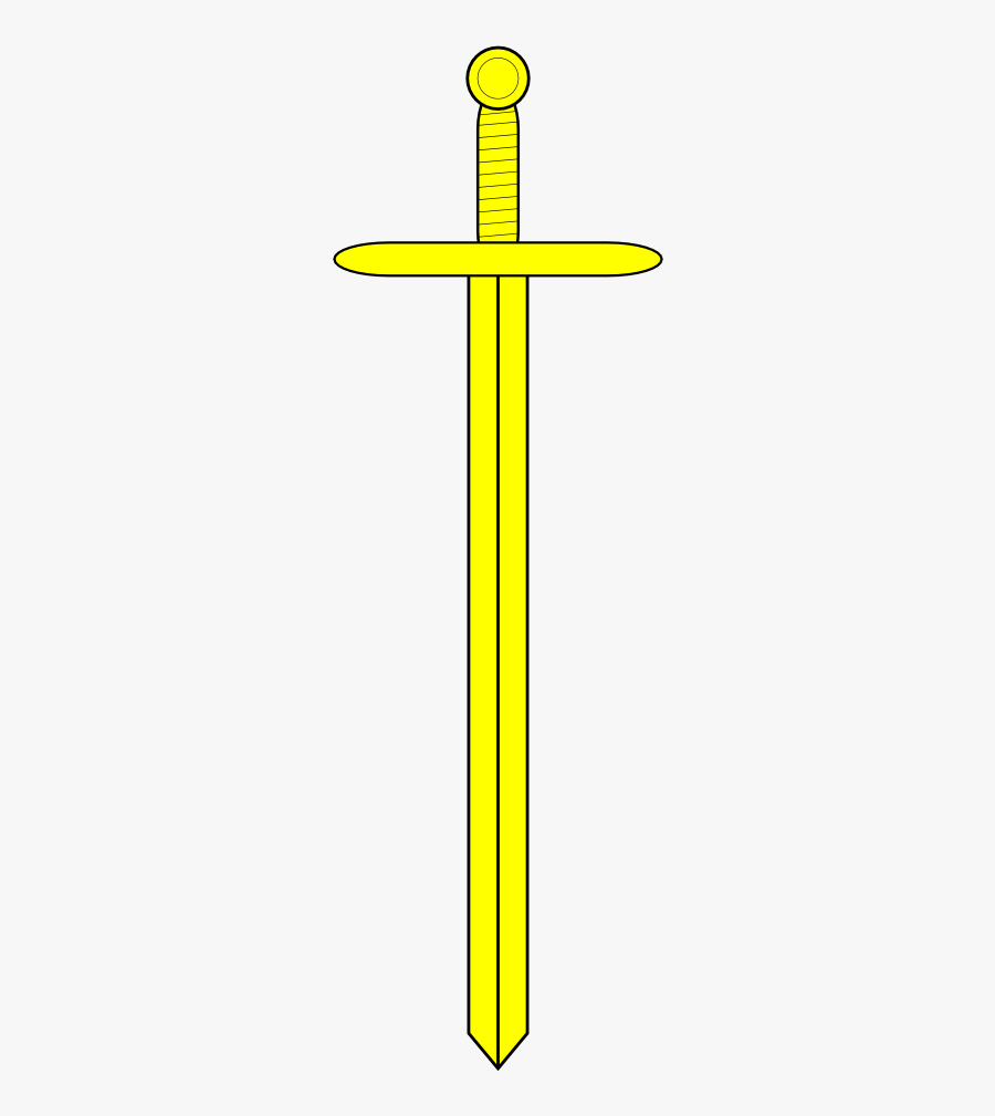 Sword Or - Yellow Sword Clipart , Free Transparent Clipart - ClipartKey