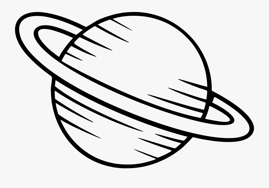 Planets Clipart Simple - Simple Planet Line Art , Free Transparent ...
