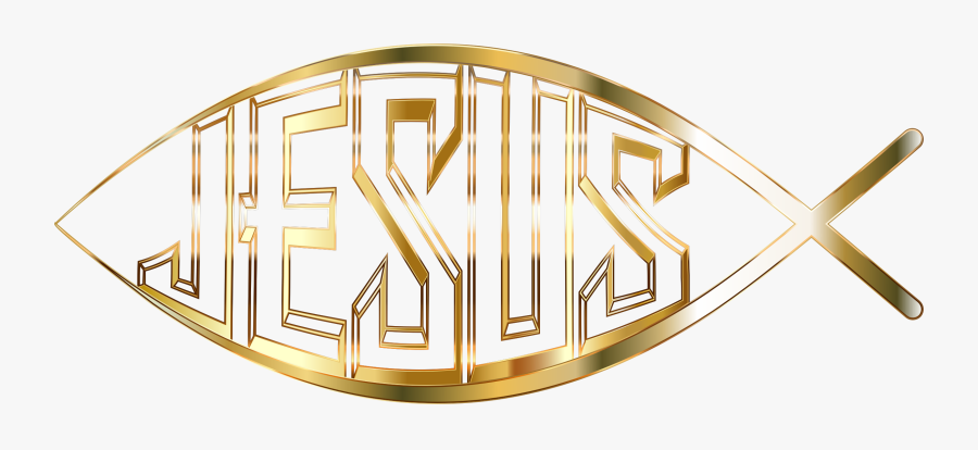 Fish Gold No Background - Transparent Background Christian Fish Logo ...