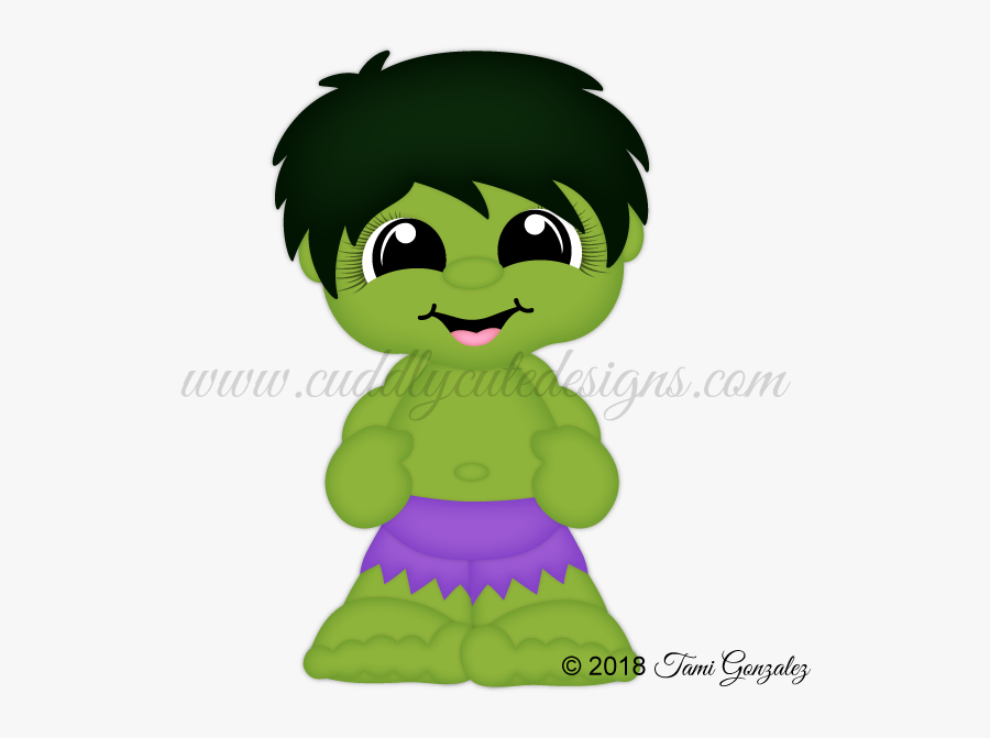 Hulk Clipart Printable - Cute Baby Hulk , Free Transparent Clipart ...