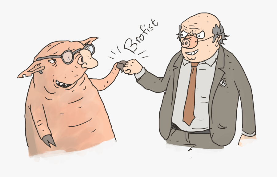 Napoleon And Frederick Animal Farm , Free Transparent Clipart - ClipartKey