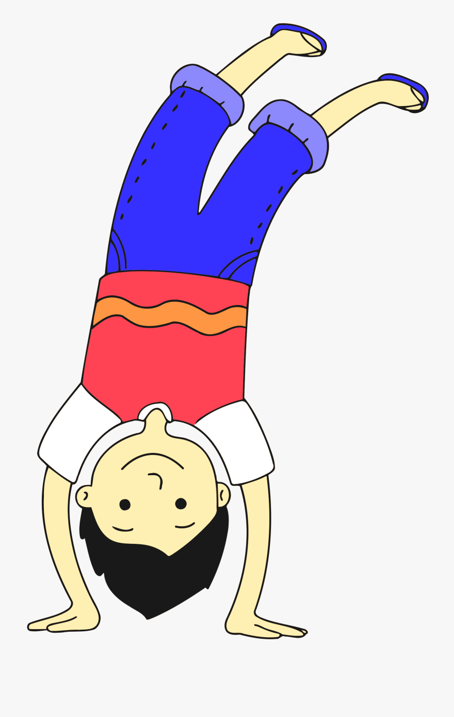 Do A Handstand Clipart , Free Transparent Clipart - ClipartKey