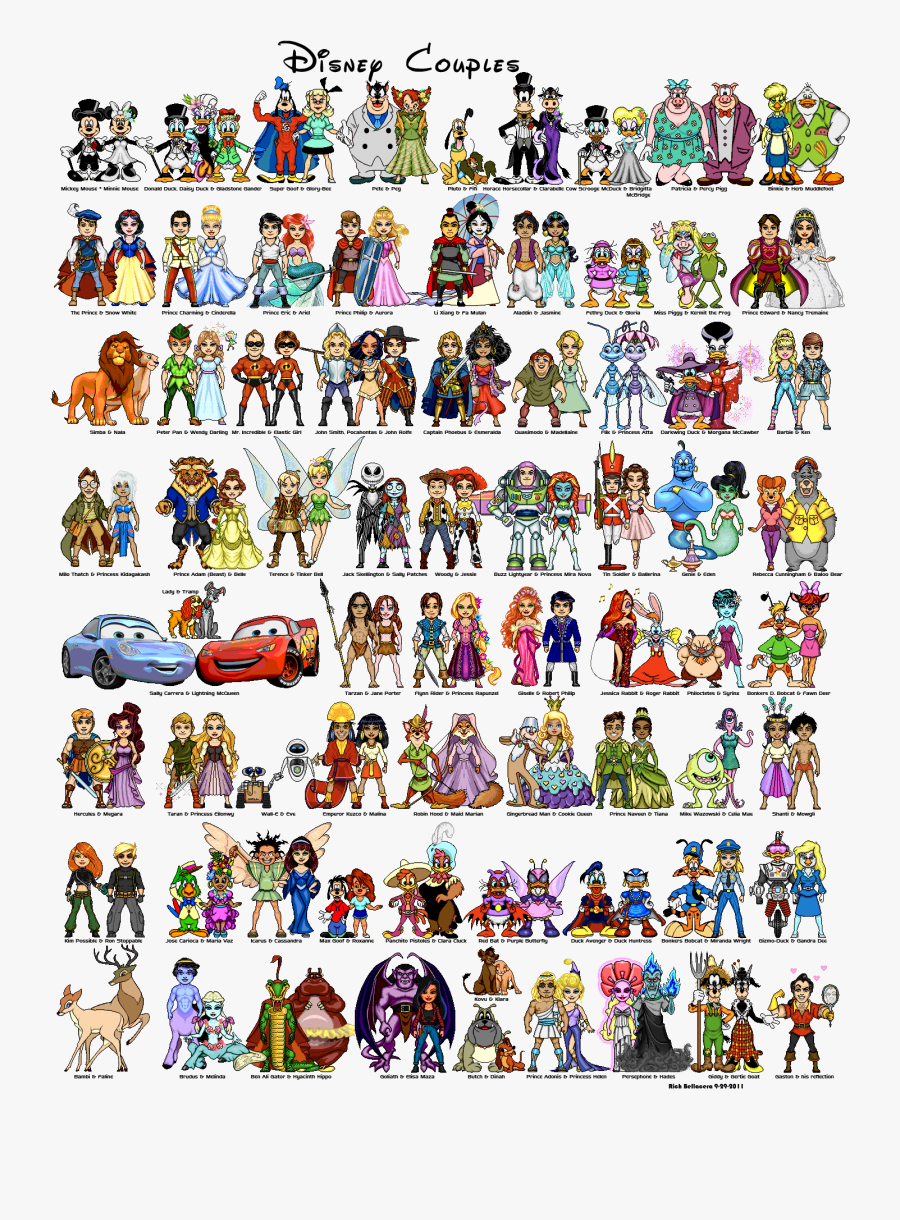 Hercules Clipart Disney Couple - Mickey And Minnie Collage , Free ...