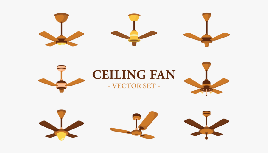 Ceiling Fan Icons Vector , Free Transparent Clipart - ClipartKey