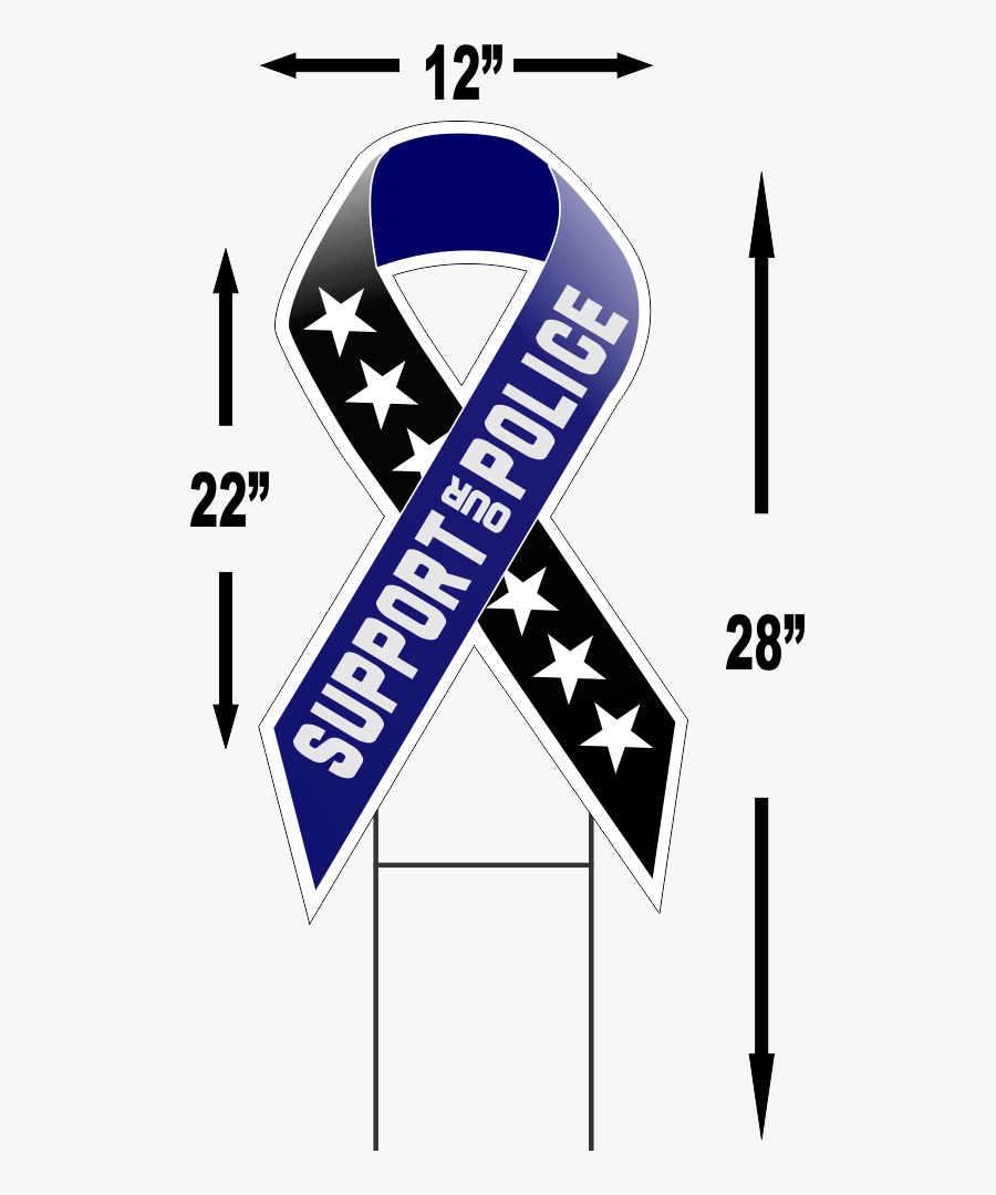 Support Our Police Large - Flag , Free Transparent Clipart - ClipartKey