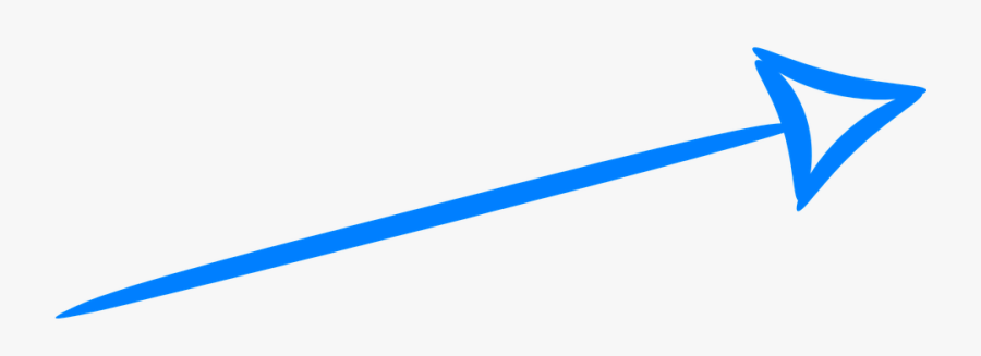 Drawn Arrow Straight Arrow - Electric Blue , Free Transparent Clipart ...