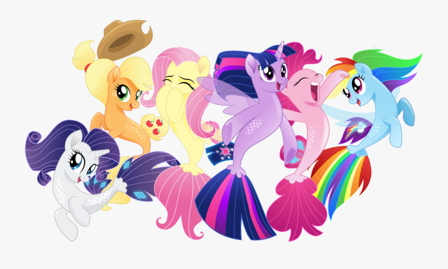Transparent Warlock Clipart - Mlp Mane 6 Sea Ponies , Free Transparent ...