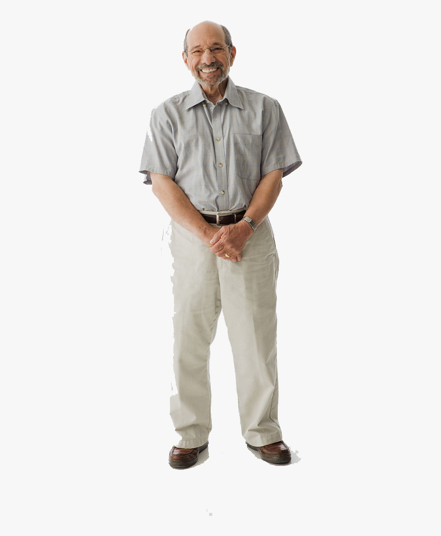 Person Png Standing - Old Man Transparent Background , Free Transparent ...