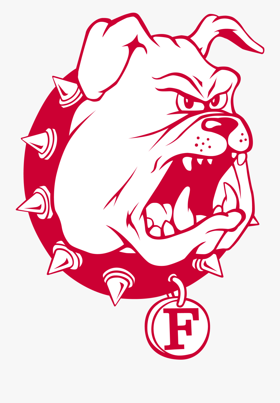 Red,line Art,font,clip Art,illustration - Ferris State Bulldogs Logo ...