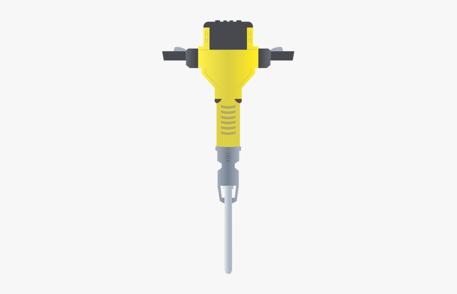 Clip Art Of Pneumatic Drill - Jack Hammer Png , Free Transparent ...