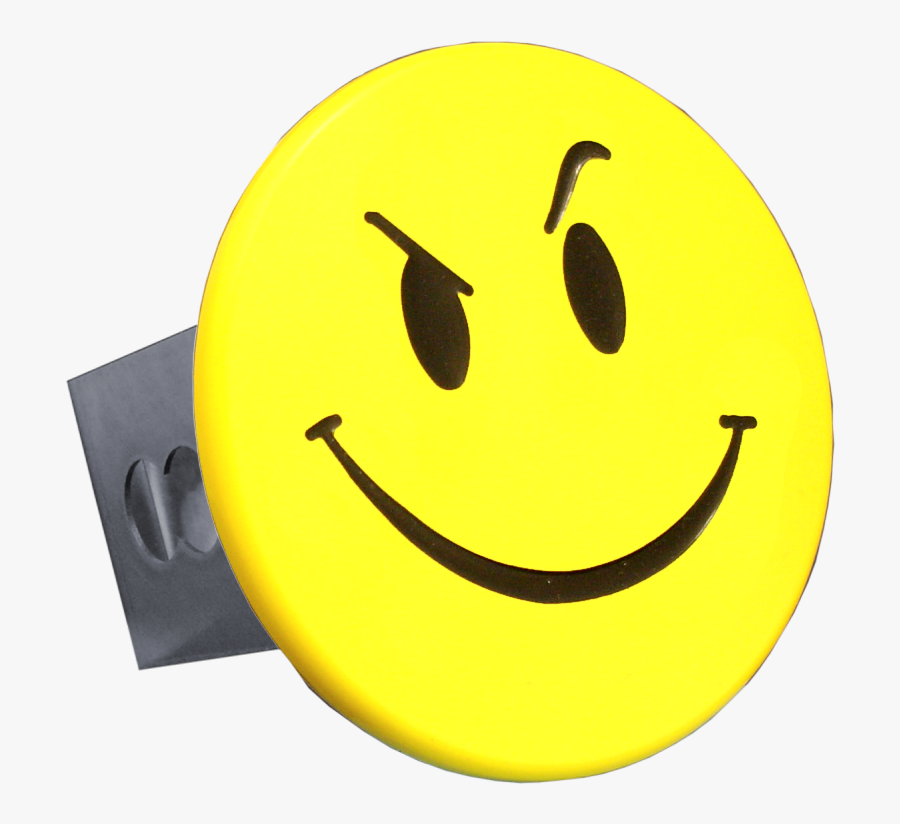 Au-tomotive Gold Smiley Face With Smirk Yellow Trailer - Smirk , Free ...